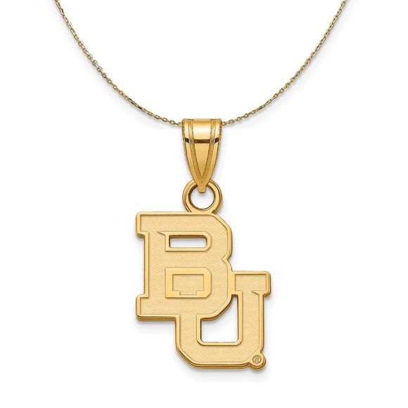 Black Bow Jewelry Co. | Jewelry | 4k Yellow Gold Baylor U Small Logo ...